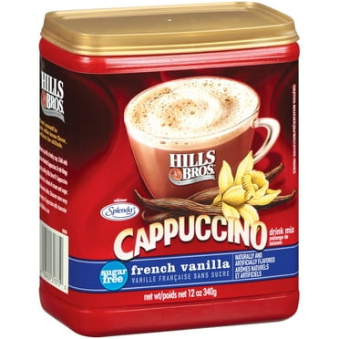 Hills Bros Instant Cappuccino Mix Sugar Free Double Mocha 12 oz (Pack ...