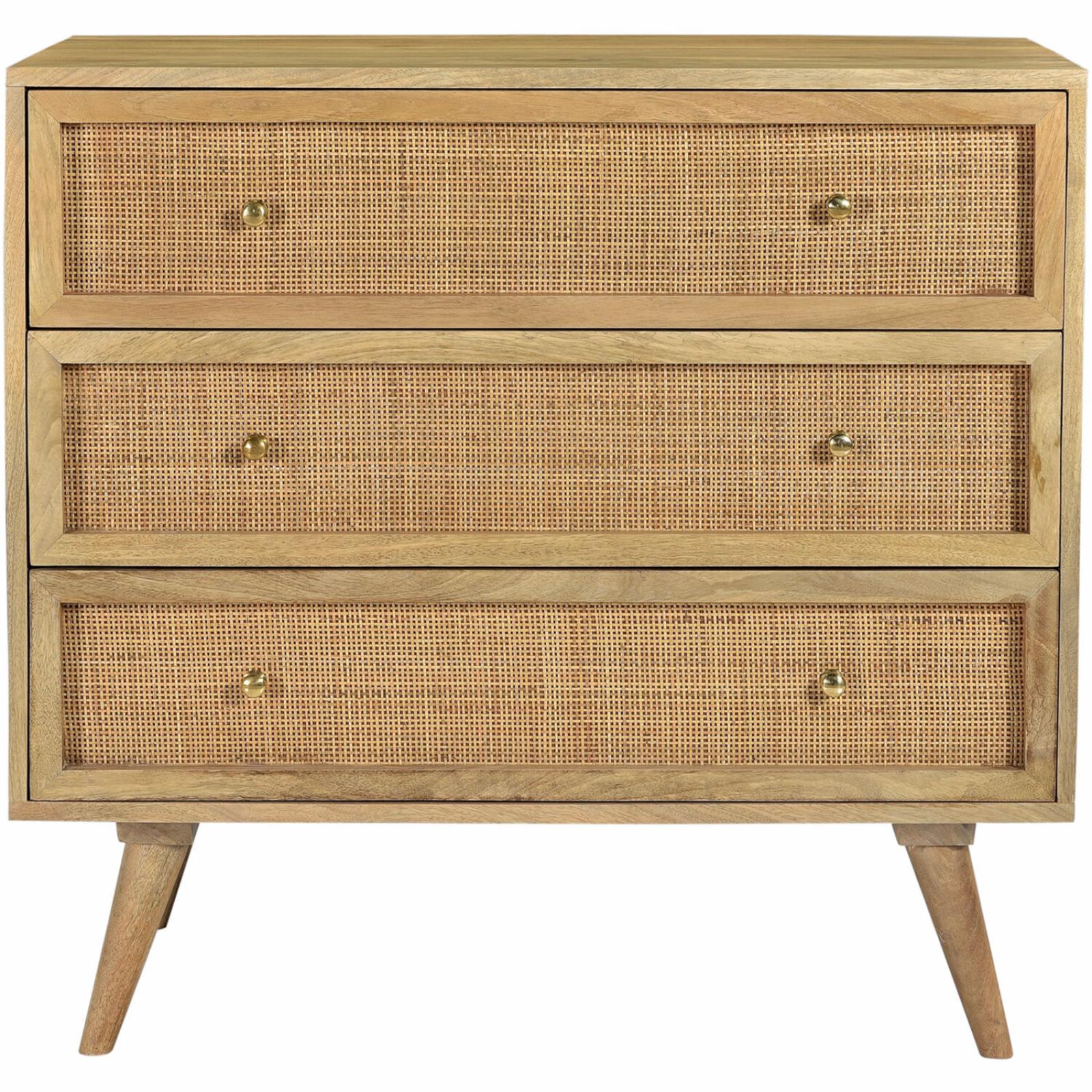 Cambridge Parkview 3-Drawer Mango Wood Chest - Walmart.com