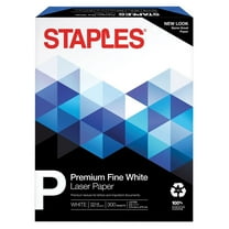 Staples Brights Multipurpose Paper 20 lbs. 8.5" x 11" Pink 500/Ream ...