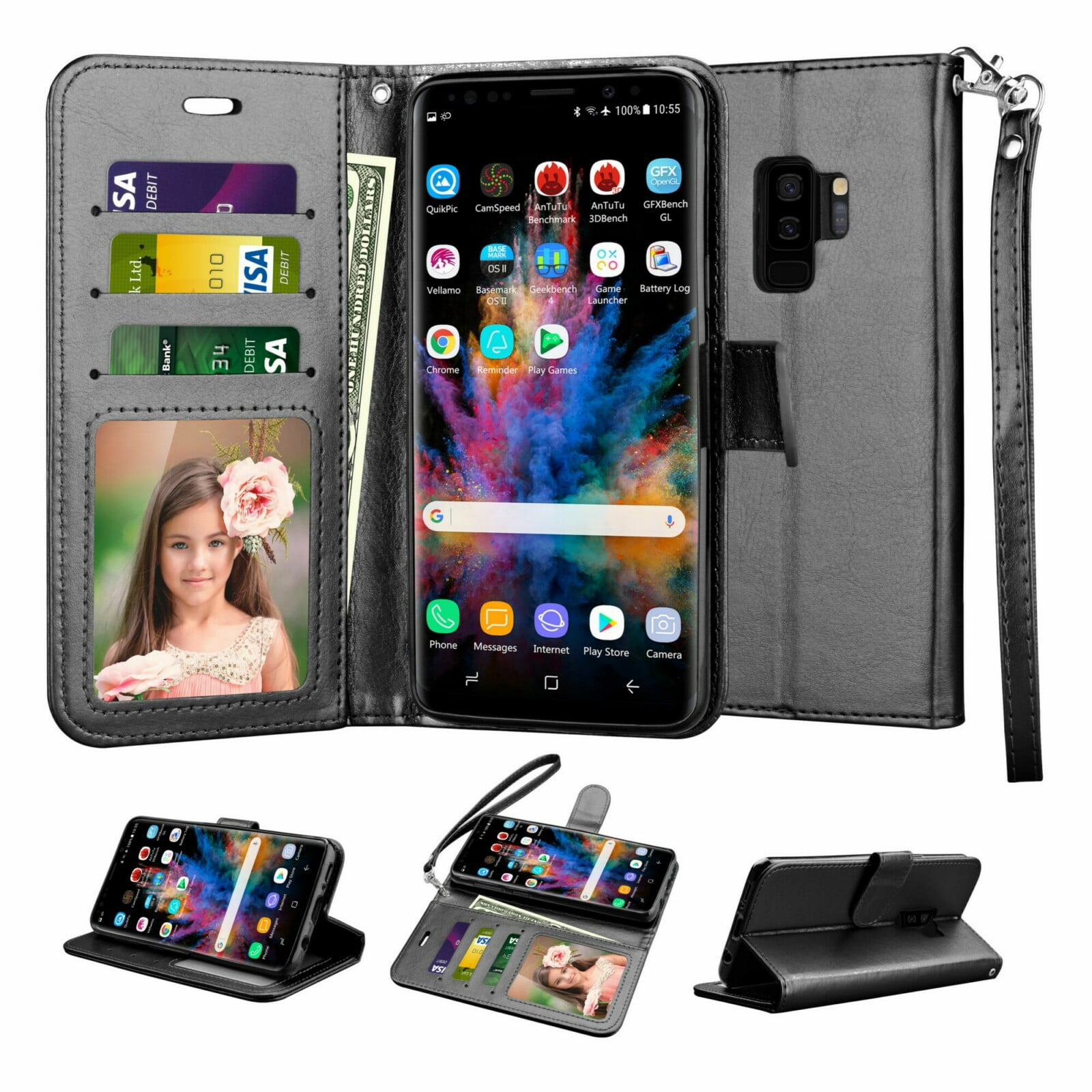 Tekcoo Wallet Cases for 2018 Samsung Galaxy S9 / S9+ / S9 Plus / Note 9 ...