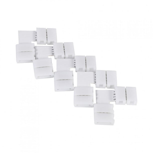 4Pin LED Strip Connector, L Shape LED Strip Connector, 10mm Right Angle ...
