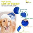 2 Pack Dog Grooming Brush, Premium Soft Silicone Pet Bath Brushes with ...