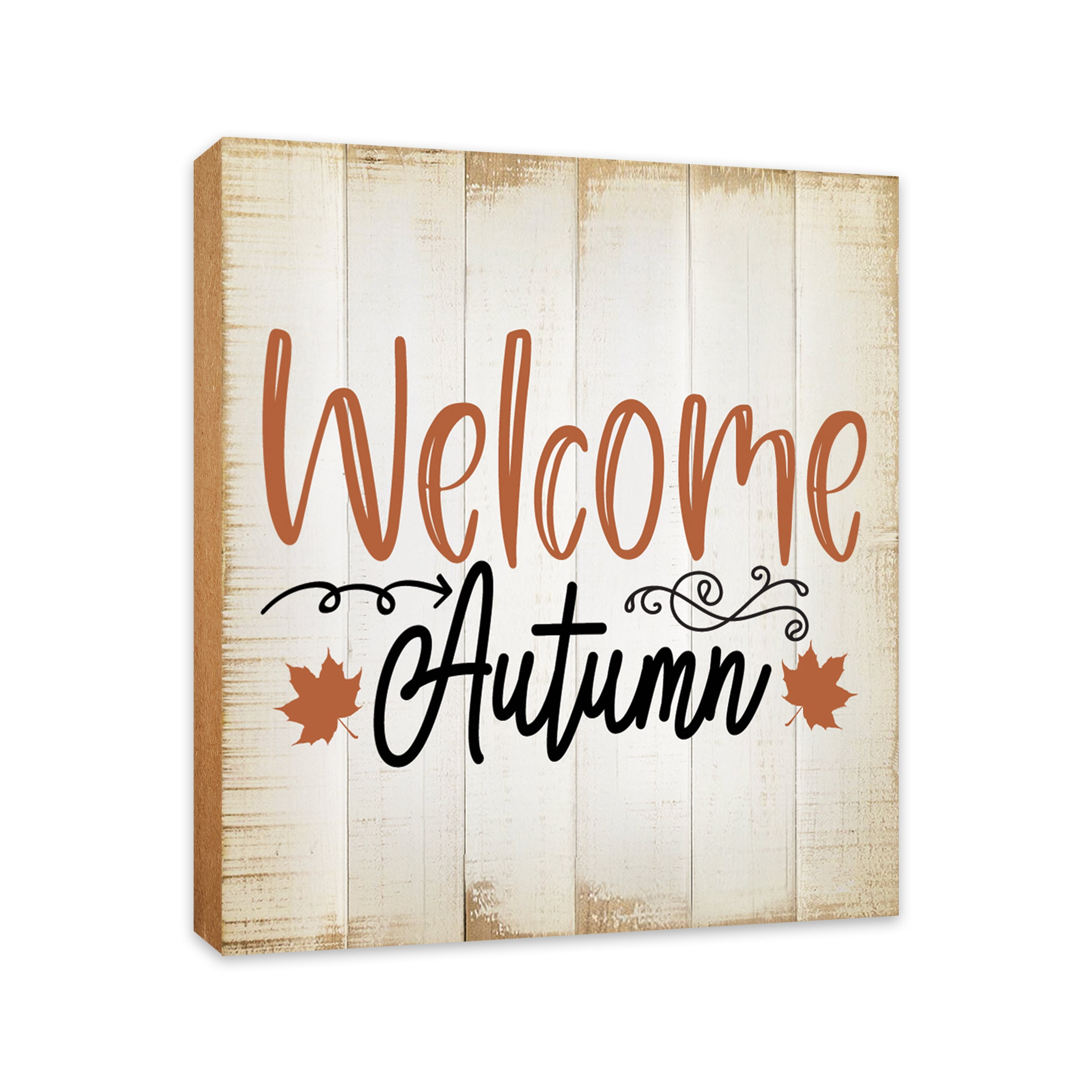 LifeSong Milestones Rustic Autumn Decor, Farmhouse Tabletop Fall ...