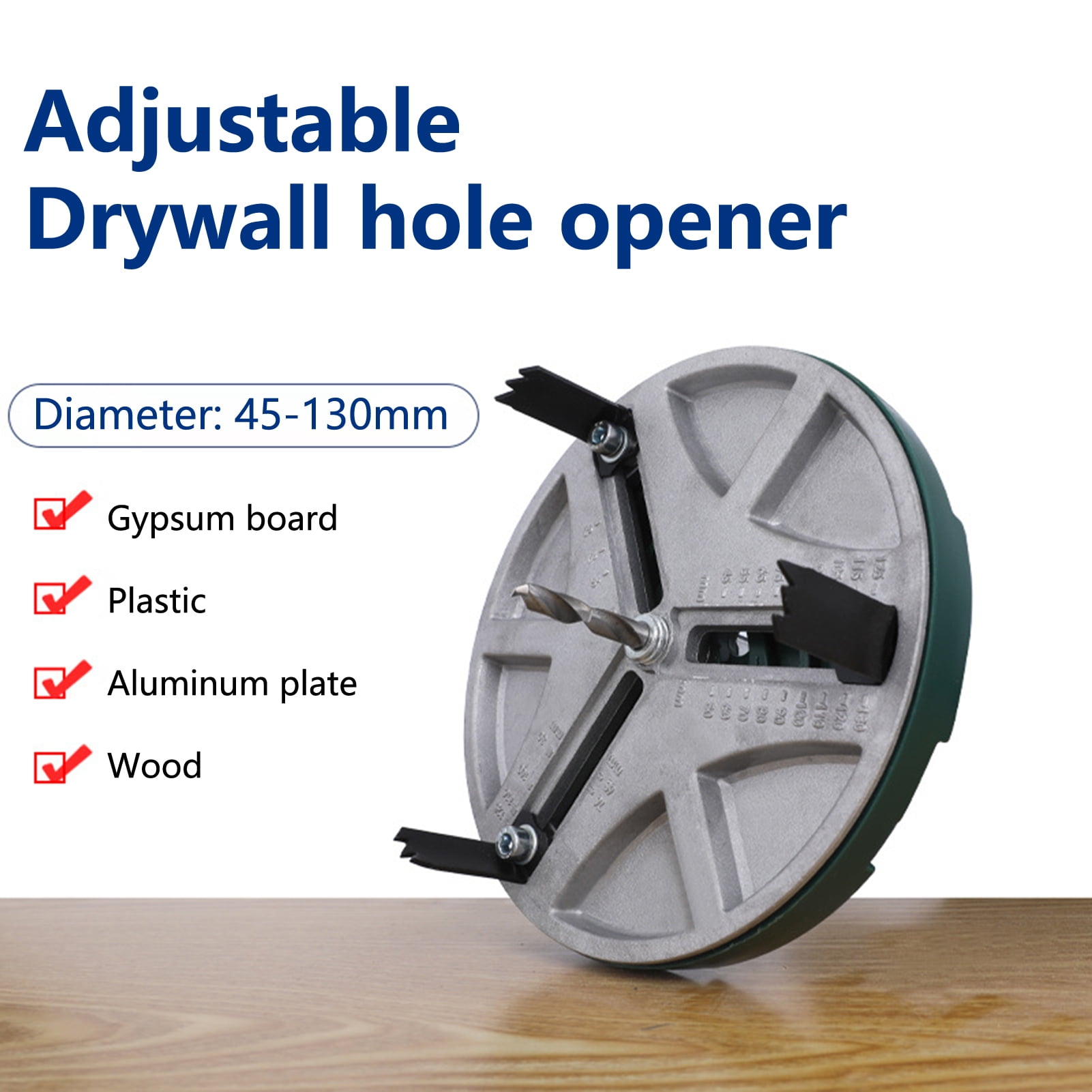 Adjustable Punching Saw Smooth Cutting Hole Puncher with Accurate Scale ...