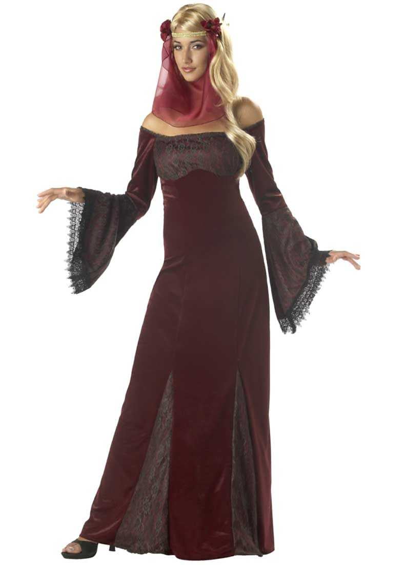 Adult Renaissance Maiden Costume California Costumes 1087 - Walmart.com