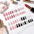 RAGUPEL 2026 New Nails Press Ons Versatile Style Press on Nails Kit for ...