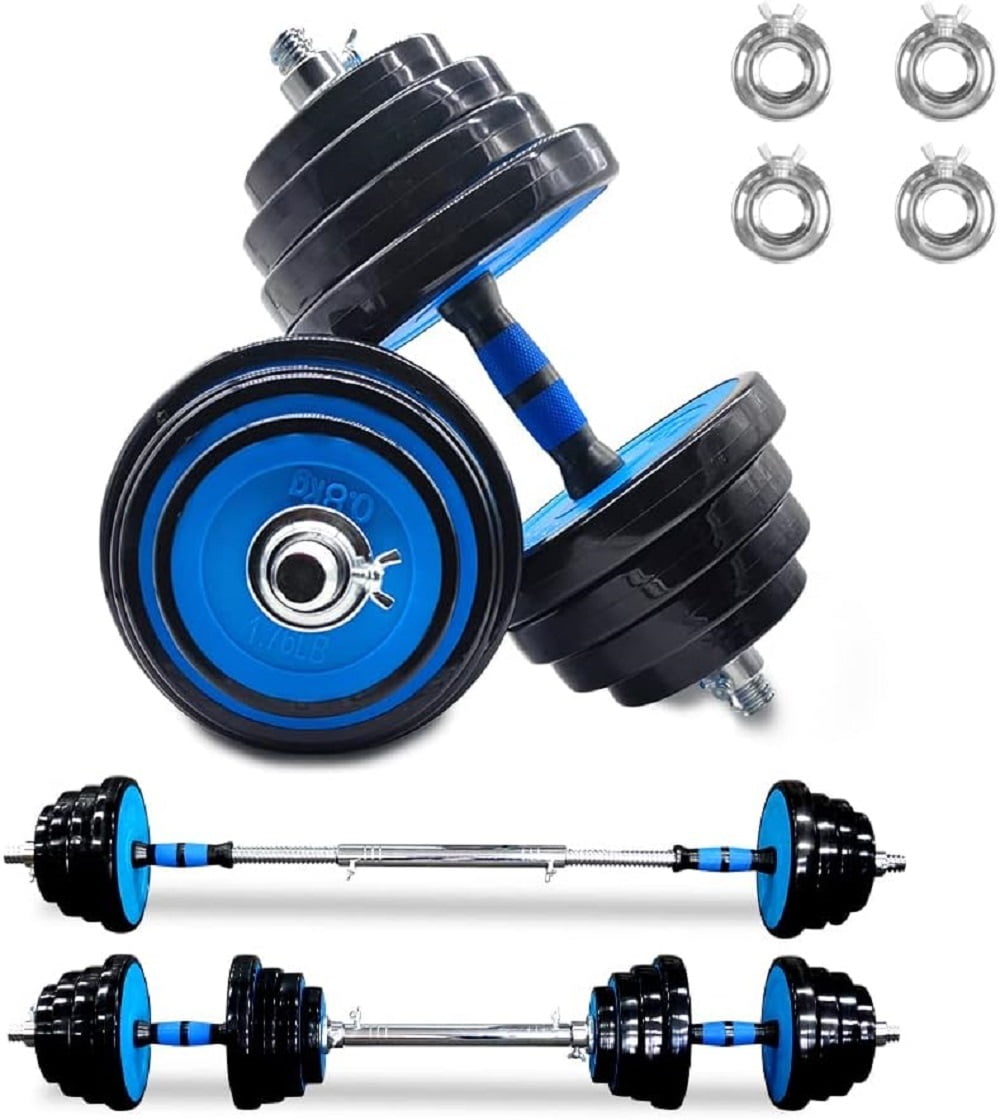 IVV Adjustable Weights Dumbbells Set of 2, 66LBS 2 in 1 Exercise ...