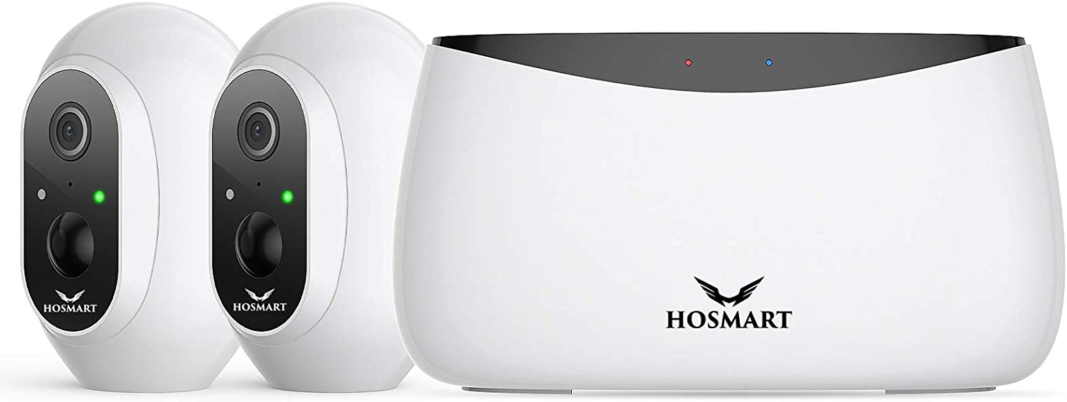 Hosmart 1080P WiFi Indoor/Outdoor Security Camera, Wireless, Two-way ...