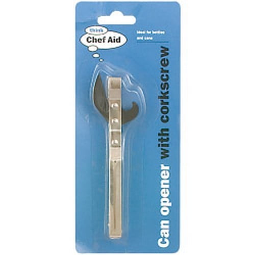 Chef Aid Can Opener with Corkscrew - Walmart.com