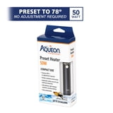 Aqueon Preset Aquarium Heater, 50W, Black, Suitable for Up to 20 ...