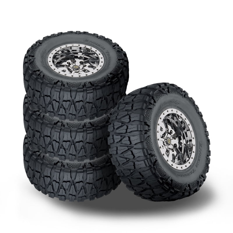 Set of 4 Nitto Mud Grappler X-Terra 33x12.5x18 118Q Tires 200690 / 33 ...