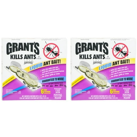 Grants 100502259 6-Count Liquid Ant Bait (2 Pack) - Walmart.com