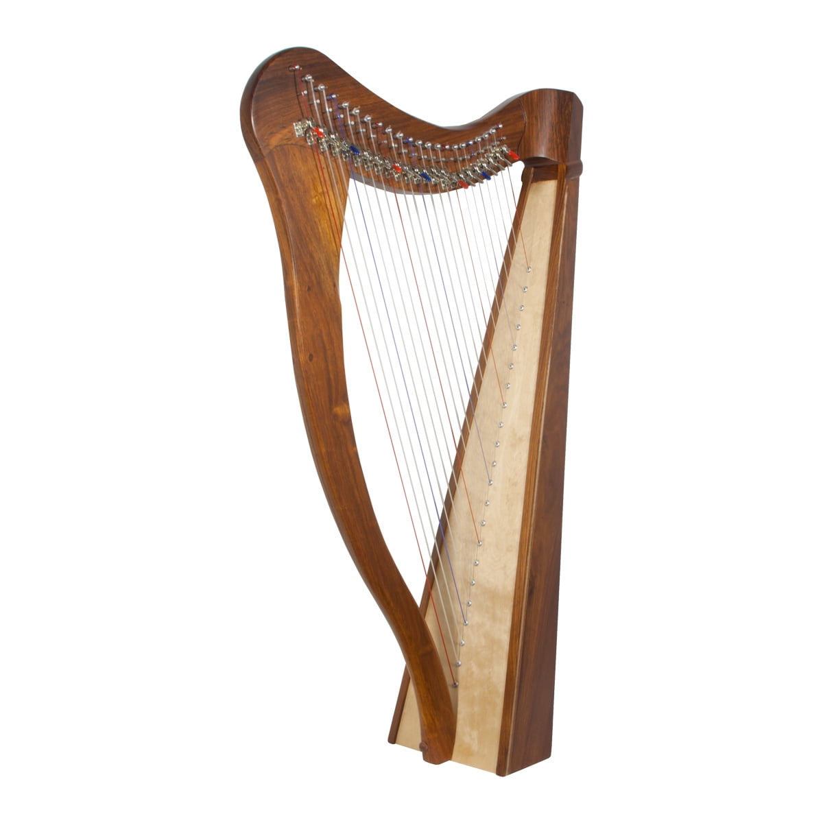 Roosebeck Heather Harp 22-String, Sheesham 5-Panel, Chelby Levers ...