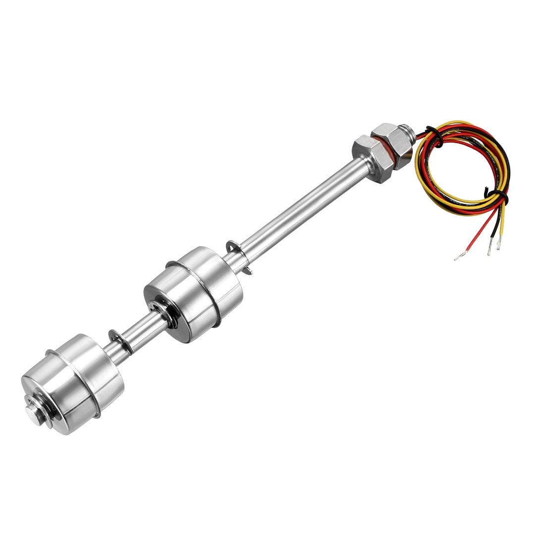 Liquid Level Dual Balls Straight Float Switch 18cm Length DC100V 0.5A ...