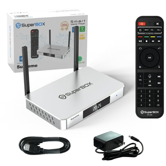 Superbox Supreme 2025 Fully Loaded with Premium Bonus Content, 8K Smart ...
