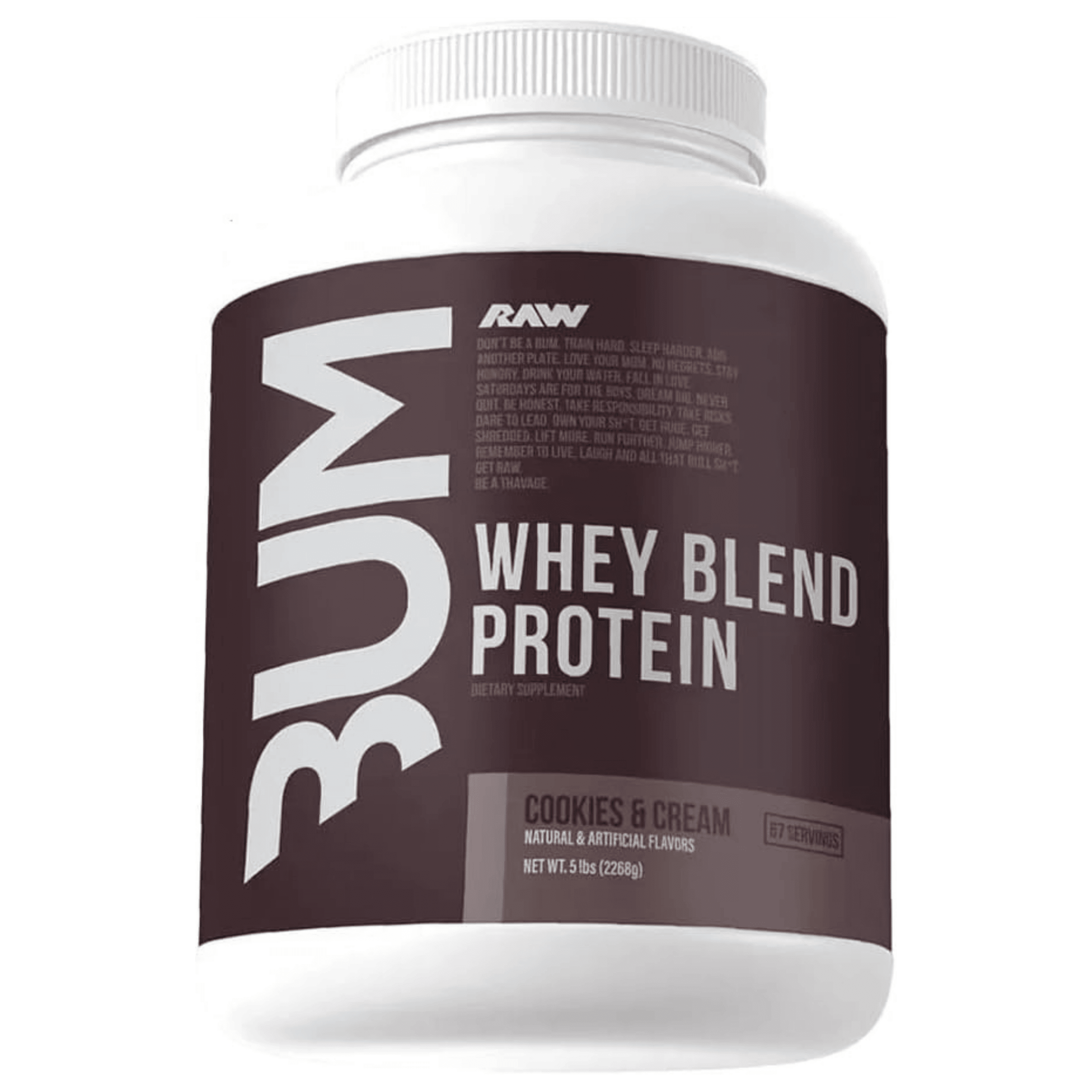 Proteína RAW CBUM WHEY BLEND PROTEIN 5 lb COOKIES AND CREAM | Bodega Aurrera en línea