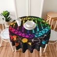 DNA Rainbow LGBT Pride Science Tablecloths Round 60 inch Fabric Table ...