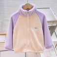 ATOGUTA Girls Fleece Jackets Kids Full Zip Lightweight Fall Winter Coat ...