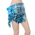 Bovxnpu Women Skirt Sparkly Sequin Fringe Skirt Tassel Shorts Belly Dance Skirts Festival ...