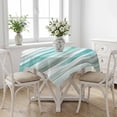 Abstract Oil Painting Striped Table Cloth 60x60in, Waterproof Square ...