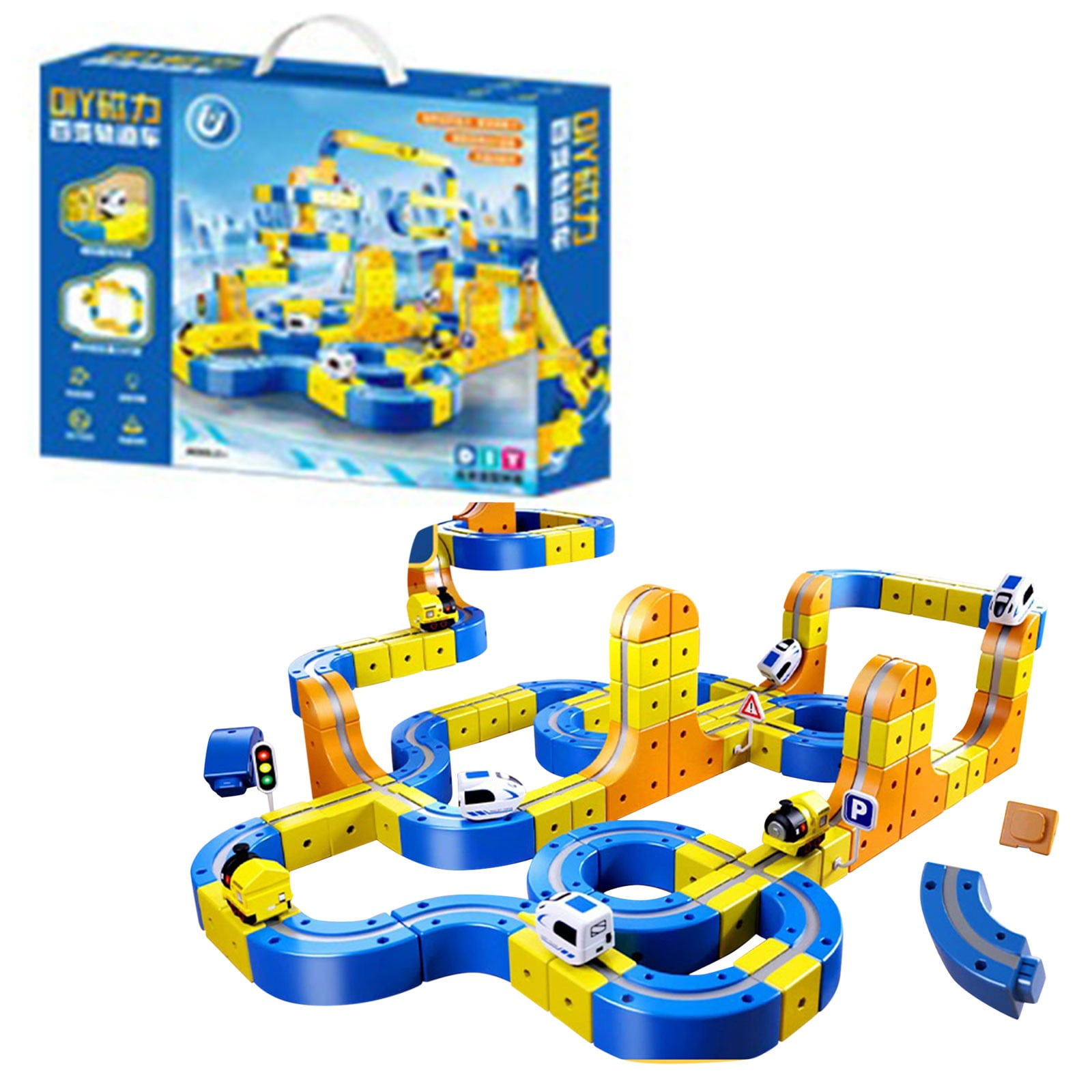 Click here for Easeky Magnetic Rail Cube Track Set  Diy Defying M... prices