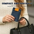 Cute Foldable Denim Purse & Mini Wallet - Slim Bifold Card Holder for ...