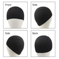 Dome Caps for Wigs 6 count Stretch Black Dome Caps for Women Men Large ...
