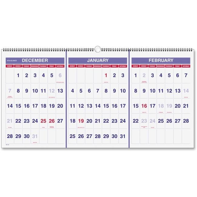 Click here for At-A-Glance At A Glance Horizontal Wall Calendar 3... prices