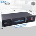 Pyle 3,600 W 19" Rack Mount Power Conditioner Surge Protector w/ 20 ...