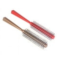 1 Piece Small Round Hair Brush for Thin or Short Hair Round Nylon Hair ...