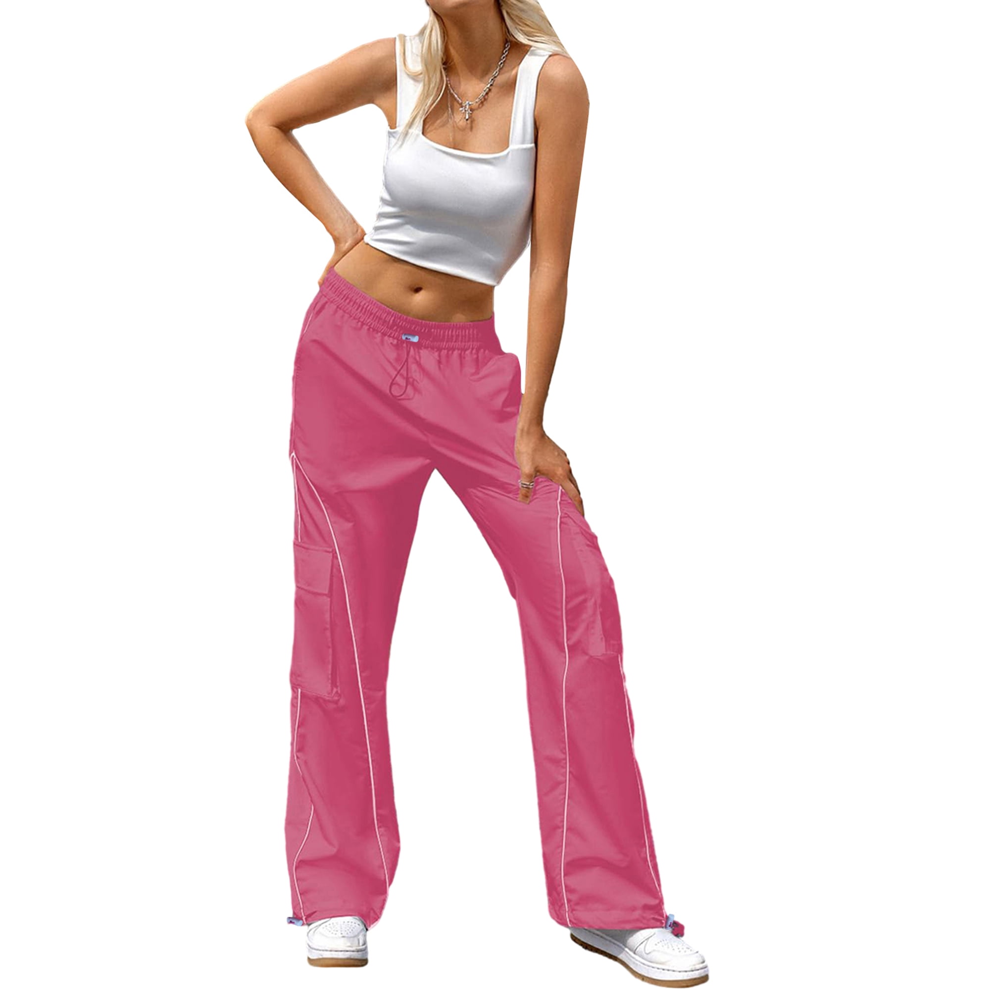 Click here for Nituyy Women Cargo Pants  Elastic Waist Drawstring... prices