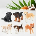 Cheers.US Dog Model Mini Dog Figurines Toy Set, Realistic Detailed ...