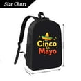 Colorful Cinco de Mayo Laptop Backpack - Fits 15 " Laptop & iPad ...