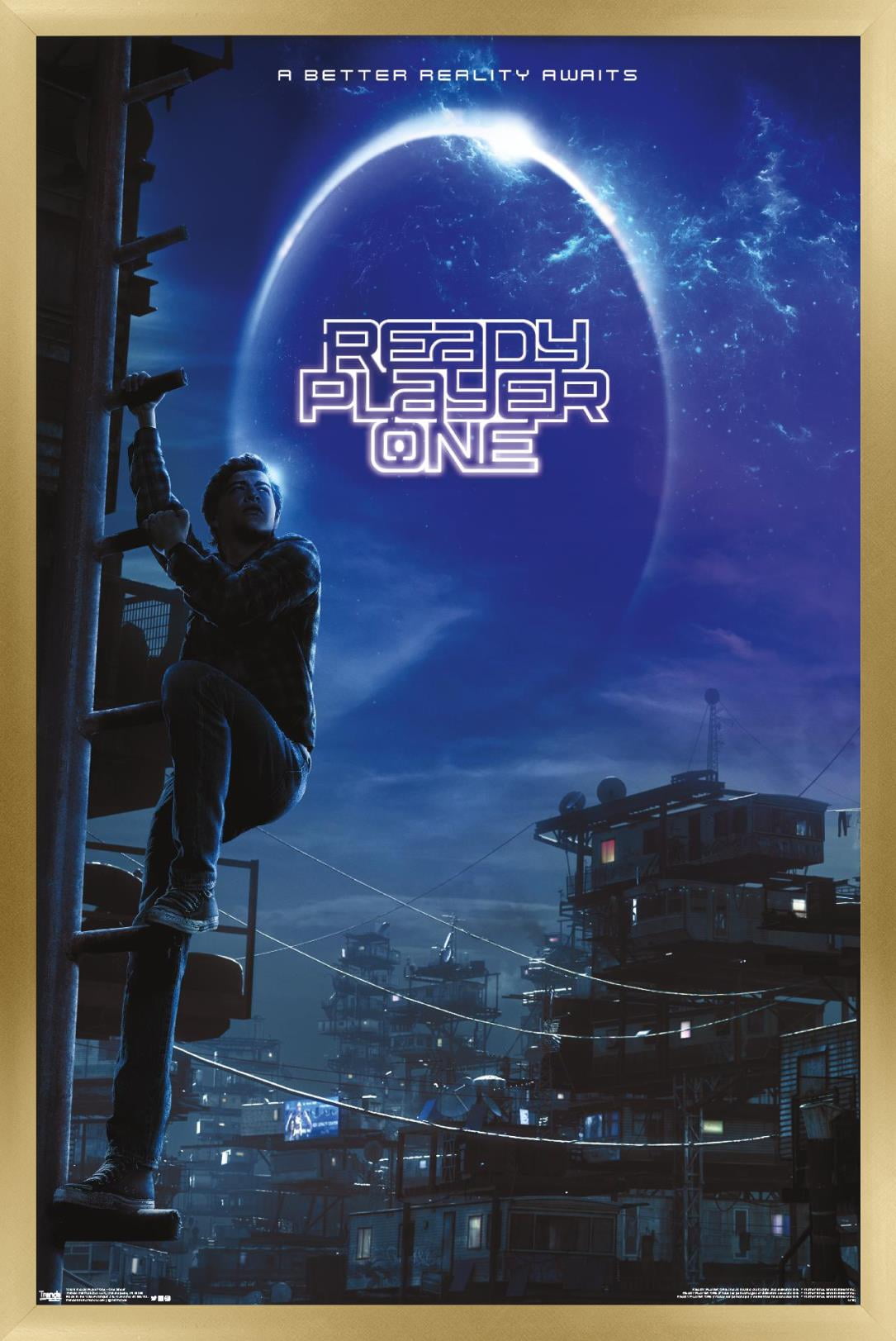 Ready Player One - One Sheet Wall Poster, 14.725" x 22.375", Framed ...