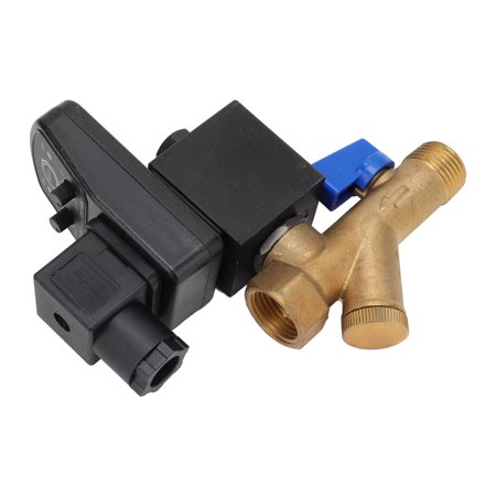 Electronic Drain Valve, DN15 G1/2 Brass Water Drain Valve Sturdy Easy ...