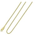 RM 14k Yellow Gold Diamond Cut Rope Chain Necklace 1.8MM, 16''-30'' for ...