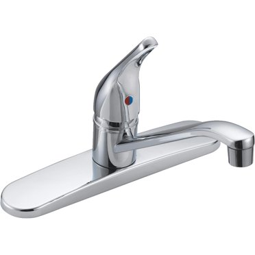 Home Plus Traditional One Handle Kitchen Faucet, Chrome - Walmart.com