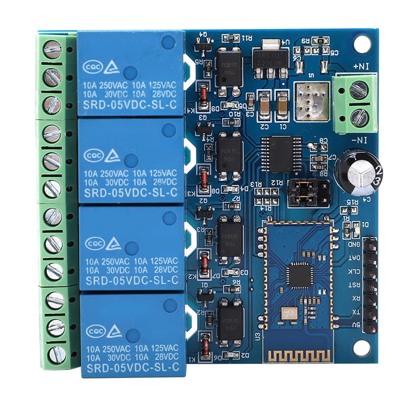 Placa de control APP, módulo de relé, placa de relé Bluetooth de 4 ...