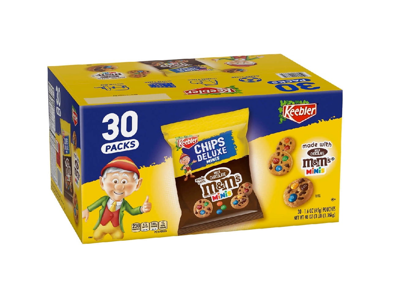 Keebler Chips Deluxe M&M Minis (1.6 oz., 30 pk.) - Walmart.com