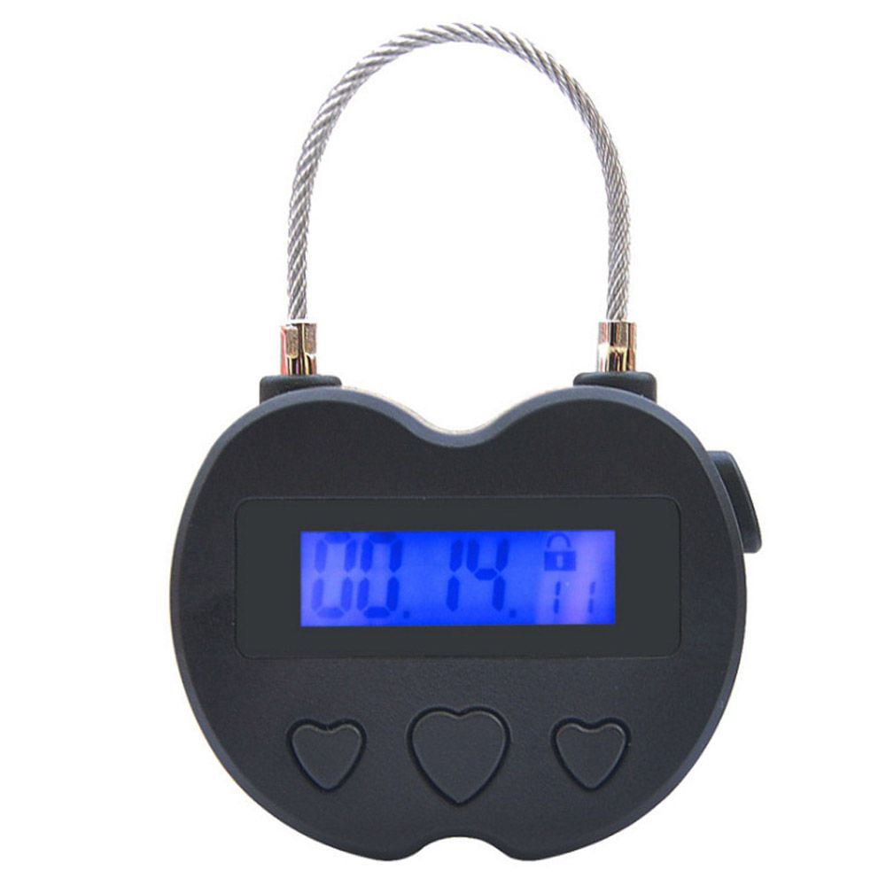 Rechargeable USB Multifunction Travel Smart Time Lock LCD Display Time ...