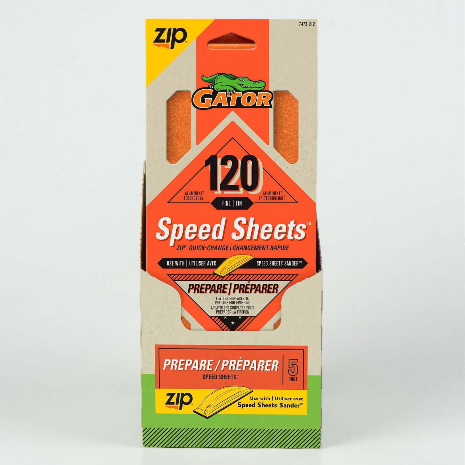 Click here for Gator Zip Hook & Loop Large Sanding Block Refill S... prices