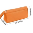 20x10x6cm Anti Stain Washable Fabric Pen Case Large Capacity Solid ...