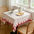 Antqov Table Cloth, 32x47" Waterproof Table Cloth Rectangle Cotton ...