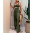 ChicMe Jumpsuits for Women Spaghetti Strap Sleeveless Cut-Out Waist ...