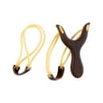 DAC Wooden Slingshot with Dark Brown Finish. Finish Color can Vary ...
