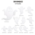 12PCS Halloween Ghost Bat Wall Sticker Home Wall Stickers Vinyl ...