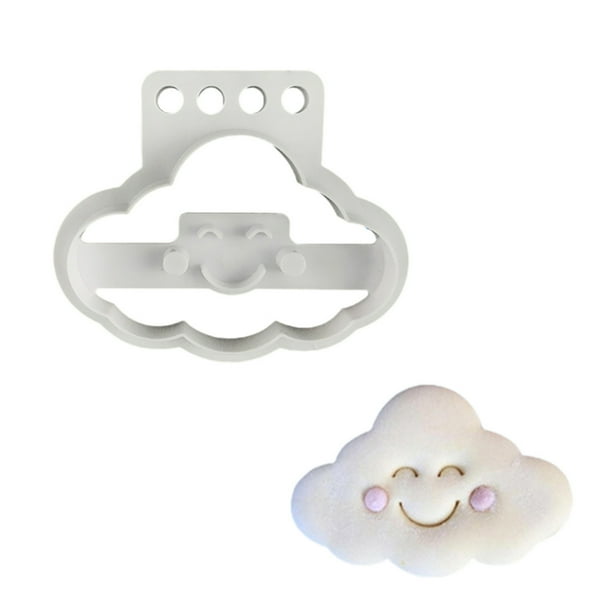 Cloud Shape Cookies Mold, Food Grade Fluffy Fondant Cutters Decorating ...