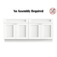 Disar 72'' Double Bathroom Vanity With Drawer Base Only - Walmart.com