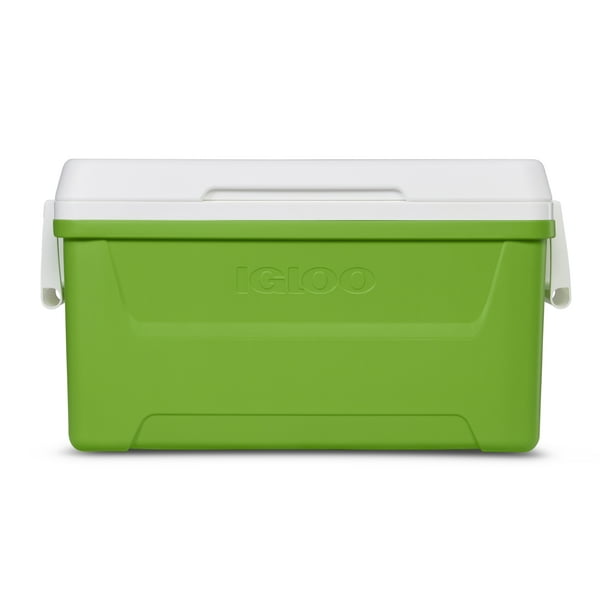 Igloo 48 qt. Hard Sided Ice Chest Cooler, Green and White - Walmart.com