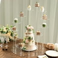 BalsaCircle 29" Clear 12 Arm Tiered Round Acrylic Cupcake Holder ...